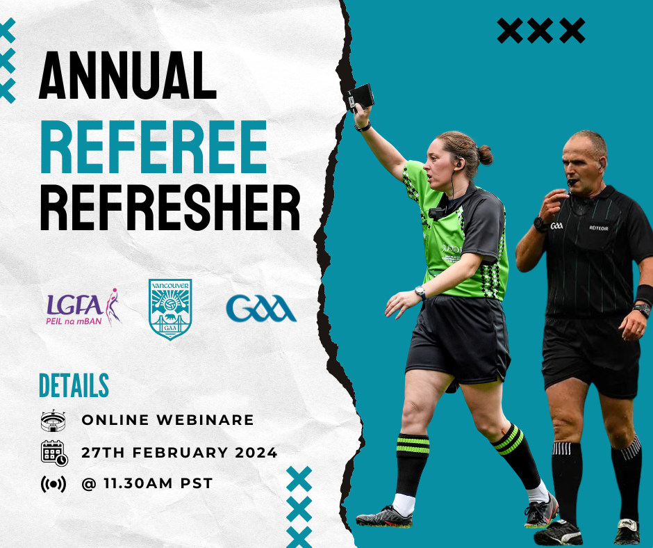 Annual GAA Referee Refresher Courses - Vancouver GAA